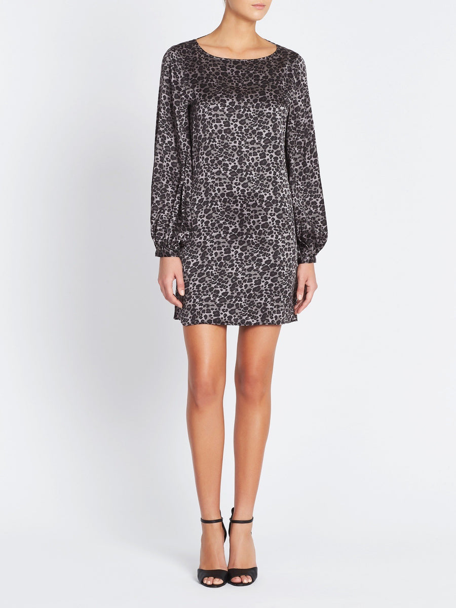 Equipment Zipporah Short Dress in Silver Steel Multi – Order Of Style