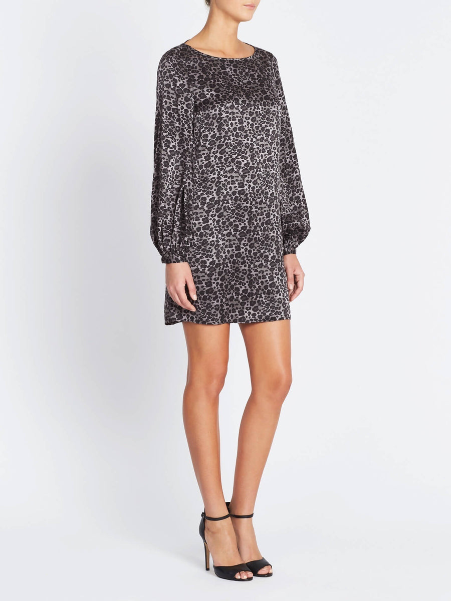 Equipment Zipporah Short Dress in Silver Steel Multi – Order Of Style