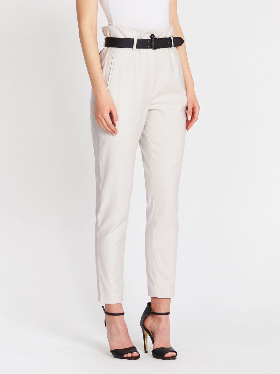 IRO High Waisted Music Pants in Near White – Order Of Style
