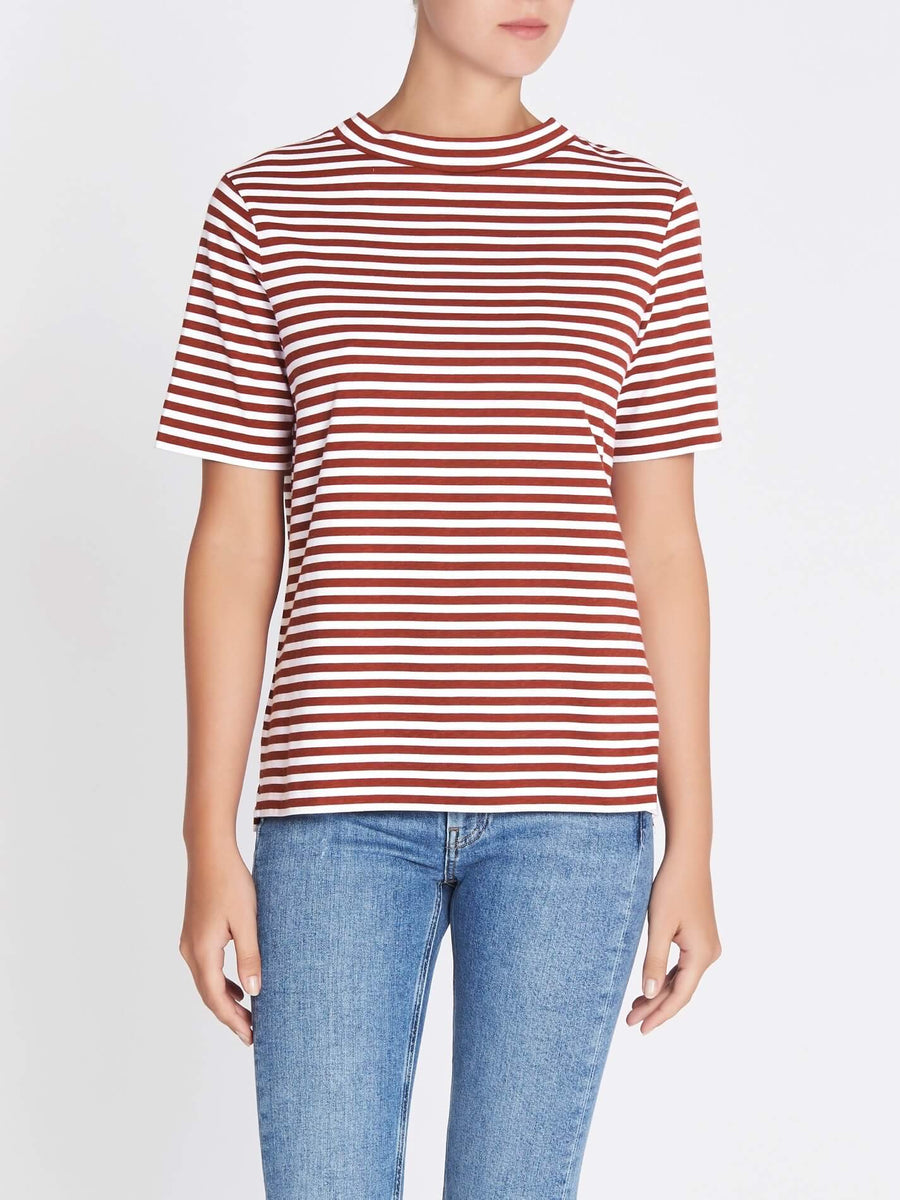M.i.h Jeans Penny Tee in Red Apple Stripe – Order Of Style