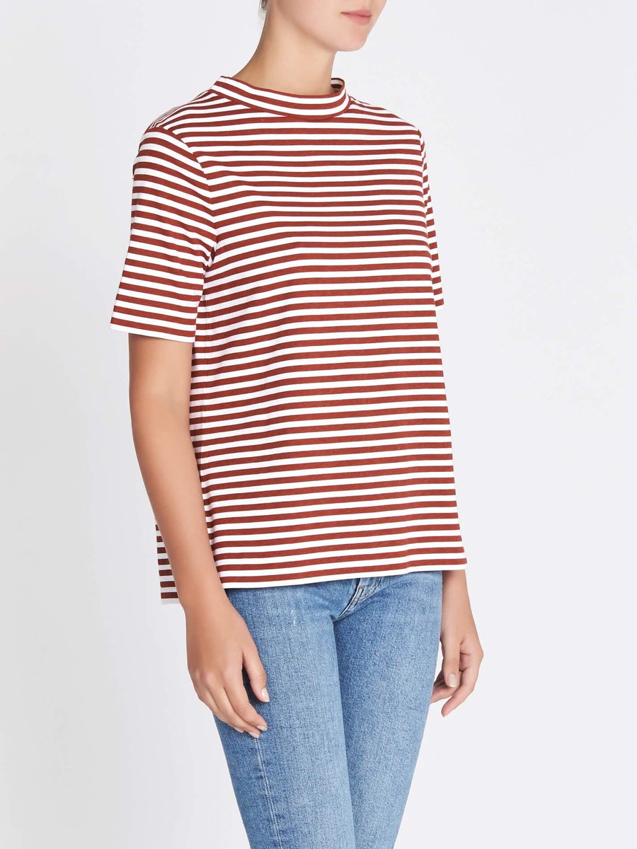 M.i.h Jeans Penny Tee in Red Apple Stripe – Order Of Style