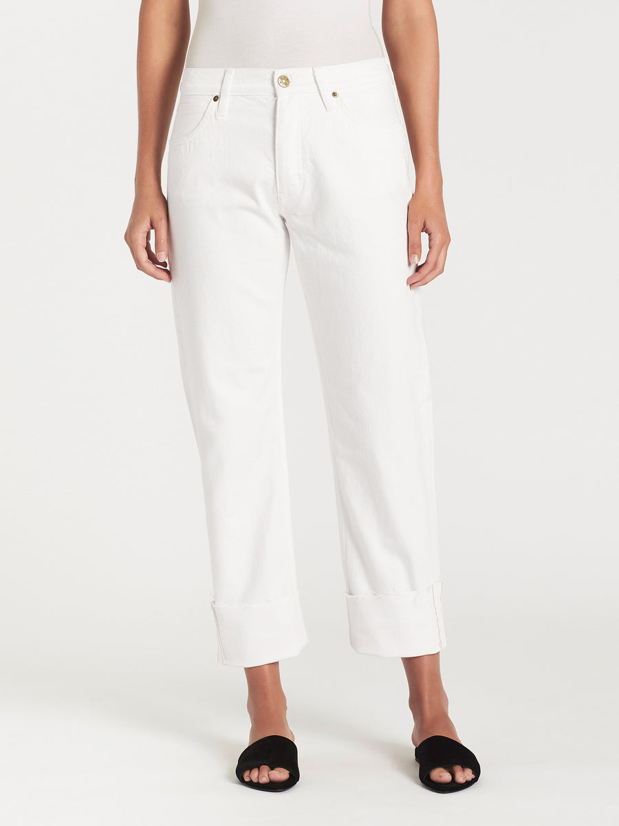 M.i.h Jeans Phoebe Jean in Chalk – Order Of Style