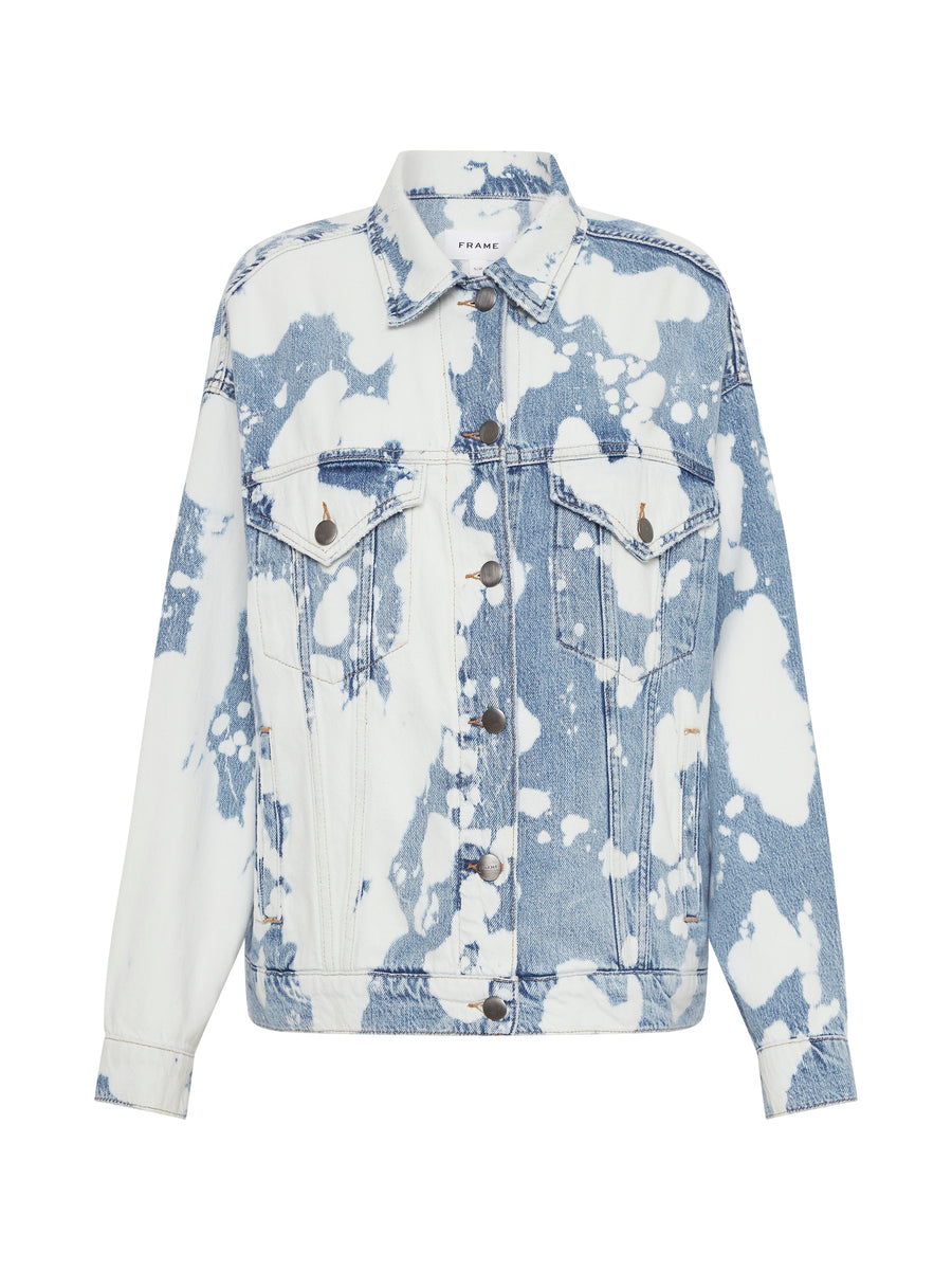 Frame Denim Le Oversized Jacket in Baltic Splash – Order Of Style