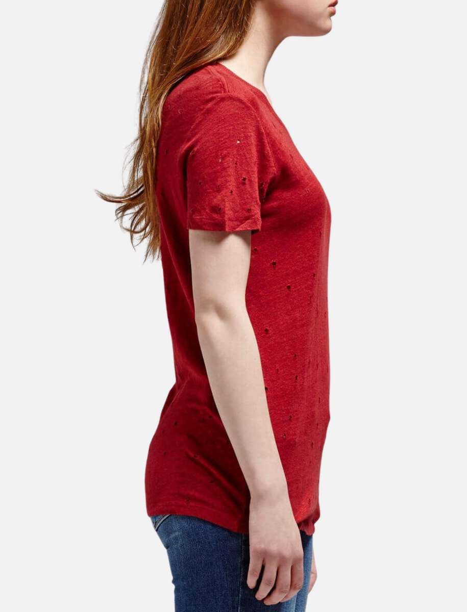 IRO Clay Tee in Cherry Red – Order Of Style