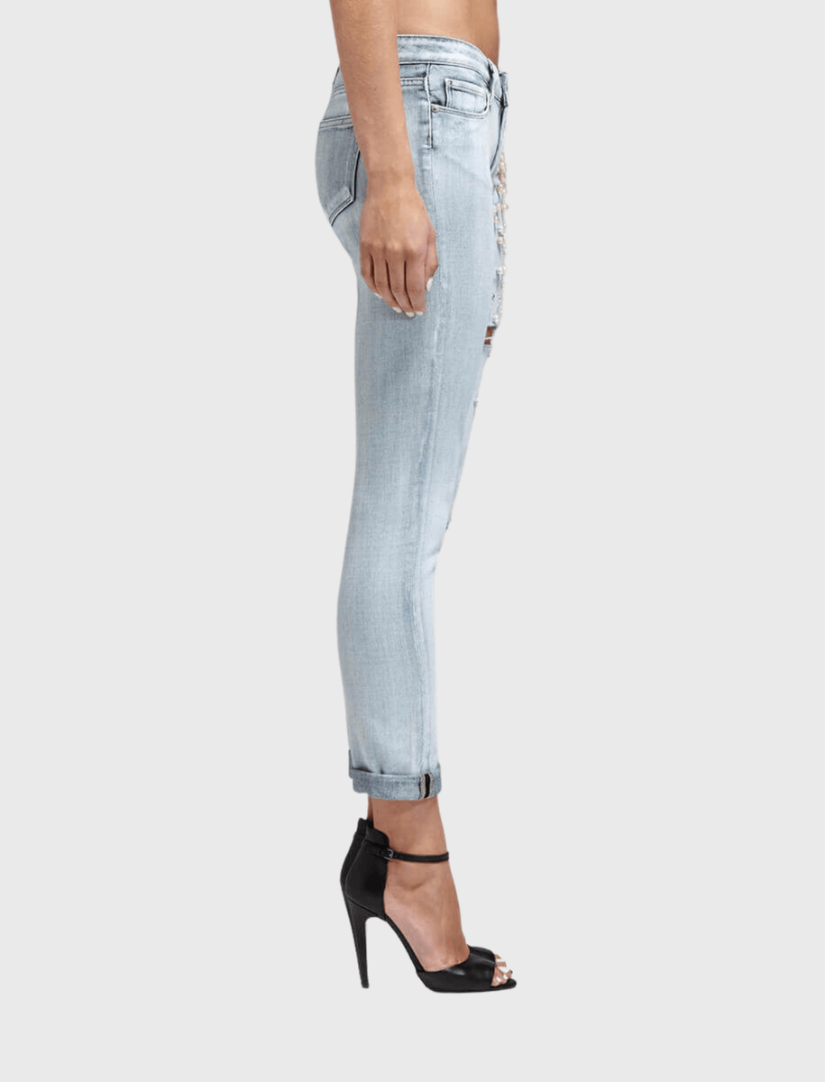 Paige Jimmy Jimmy Skinny Jean in Dolly Embellished – Order Of Style